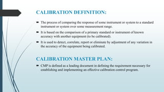 Validation and calibration of master plan | PPTX