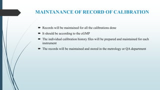 Validation and calibration of master plan | PPTX