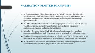 Validation and calibration of master plan | PPTX