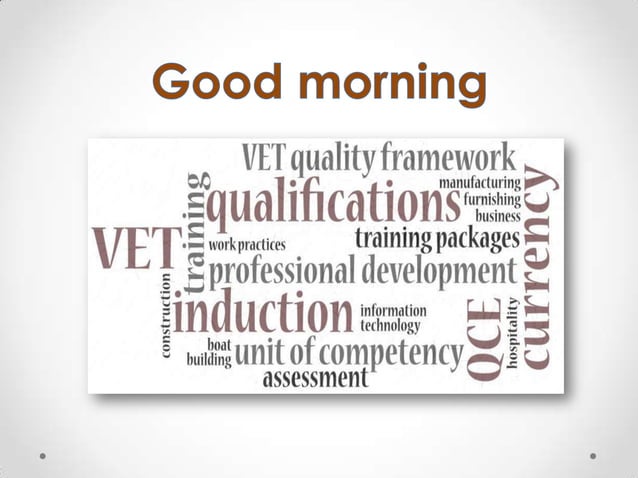 Validation and moderation workshop Session 1 | PPTX