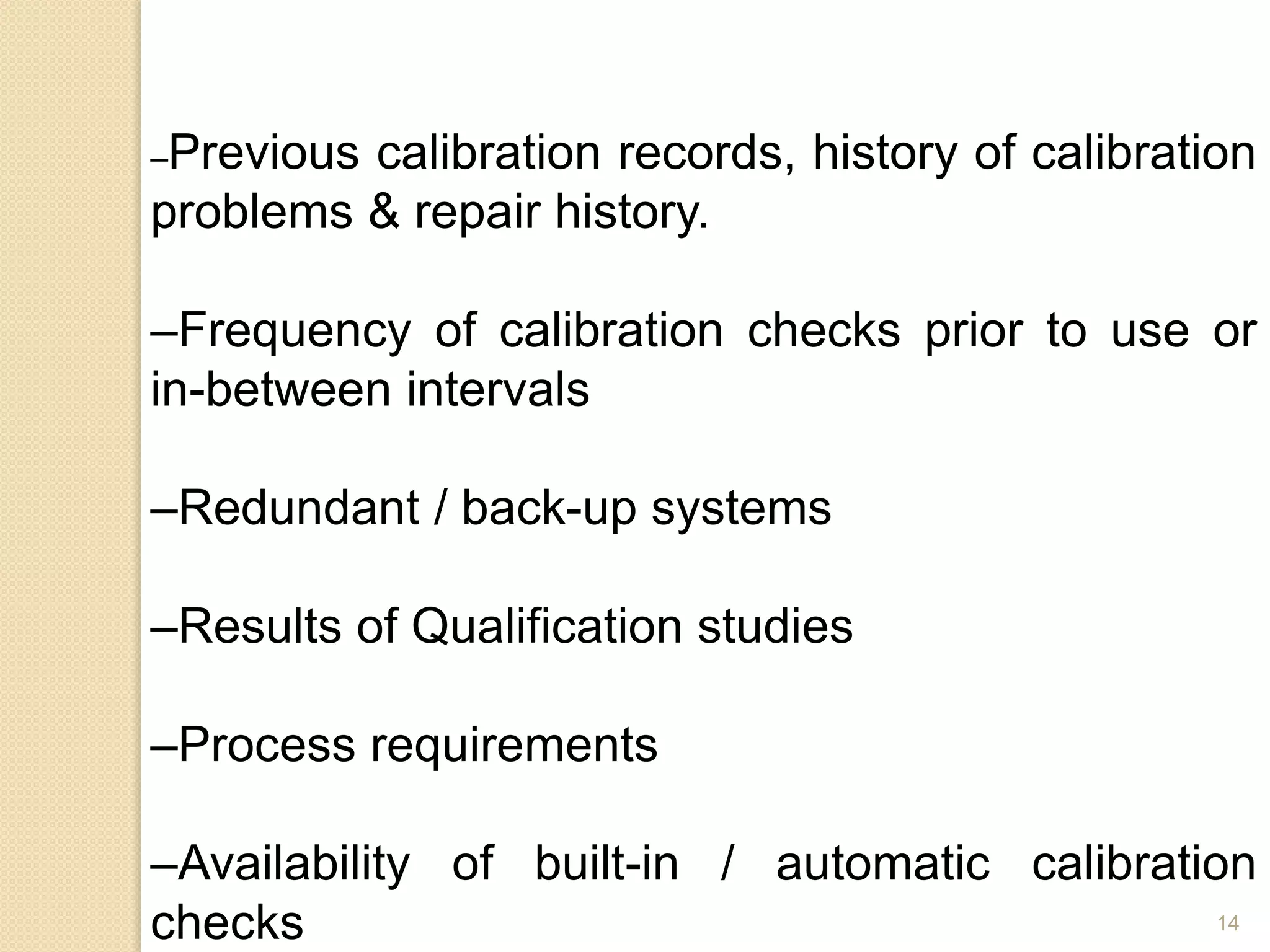 Validation and qualification | PPTX