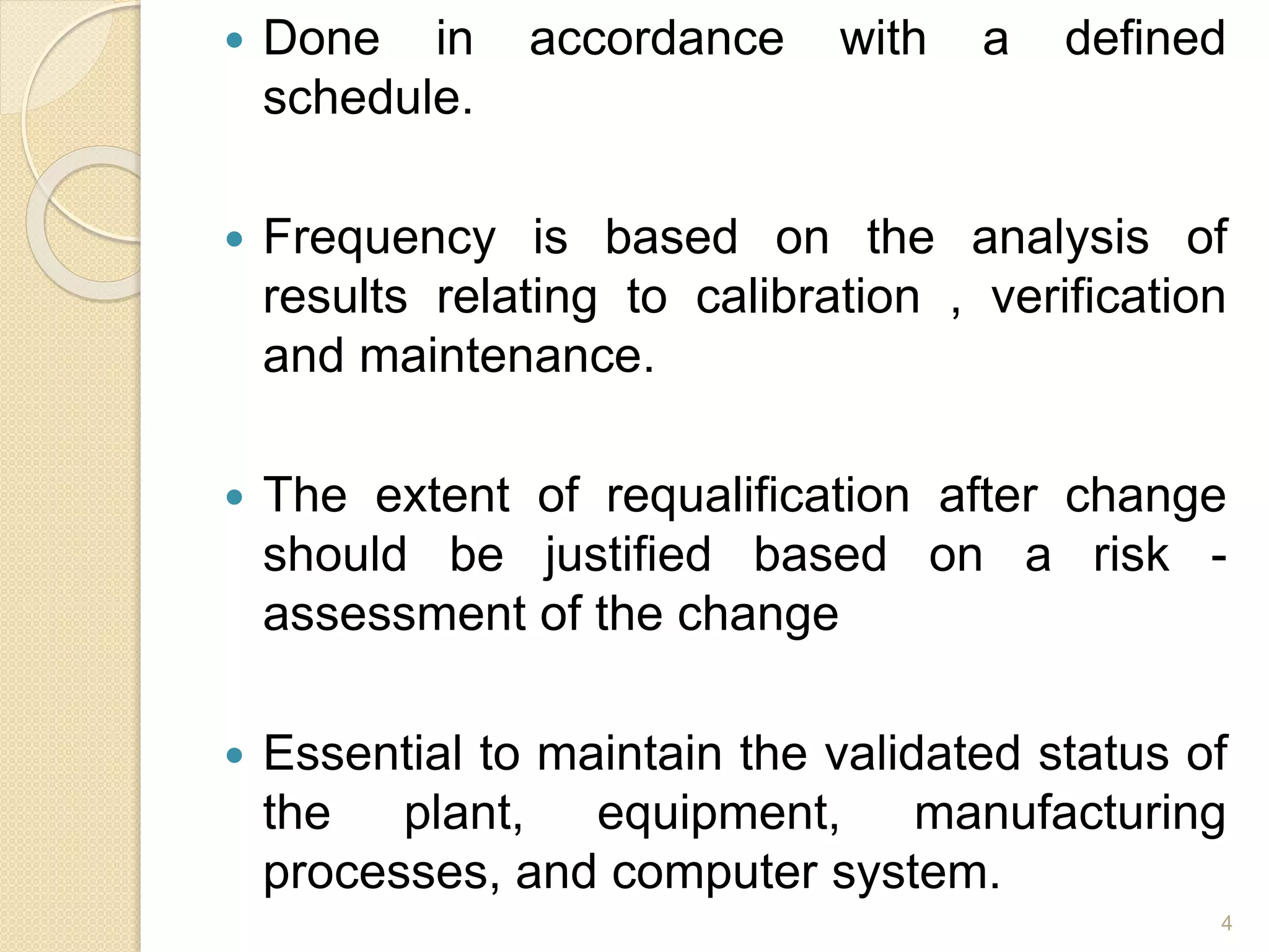 Validation and qualification | PPTX
