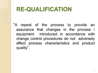 Validation and qualification | PPTX