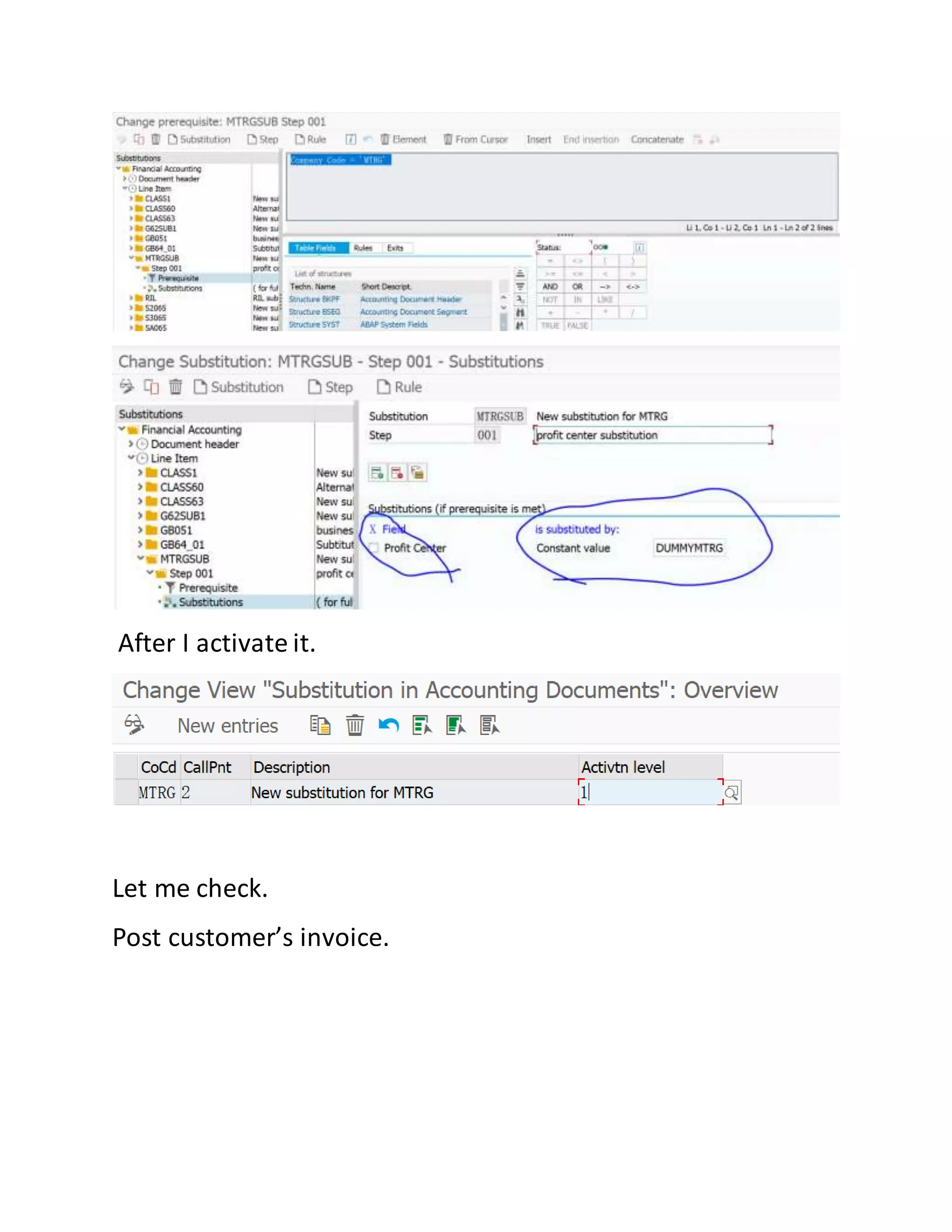 Validation And Substitution Sap Fi Advance Functions 2019 Docx