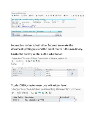 Validation and substitution -sap fi advance functions 2019 | DOCX