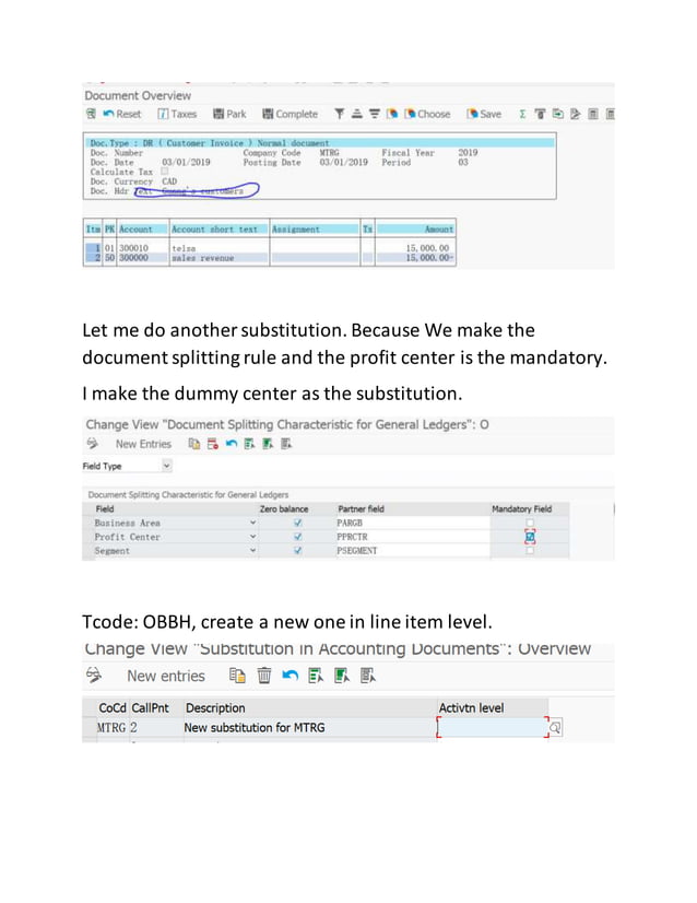 Validation And Substitution Sap Fi Advance Functions 2019 Docx