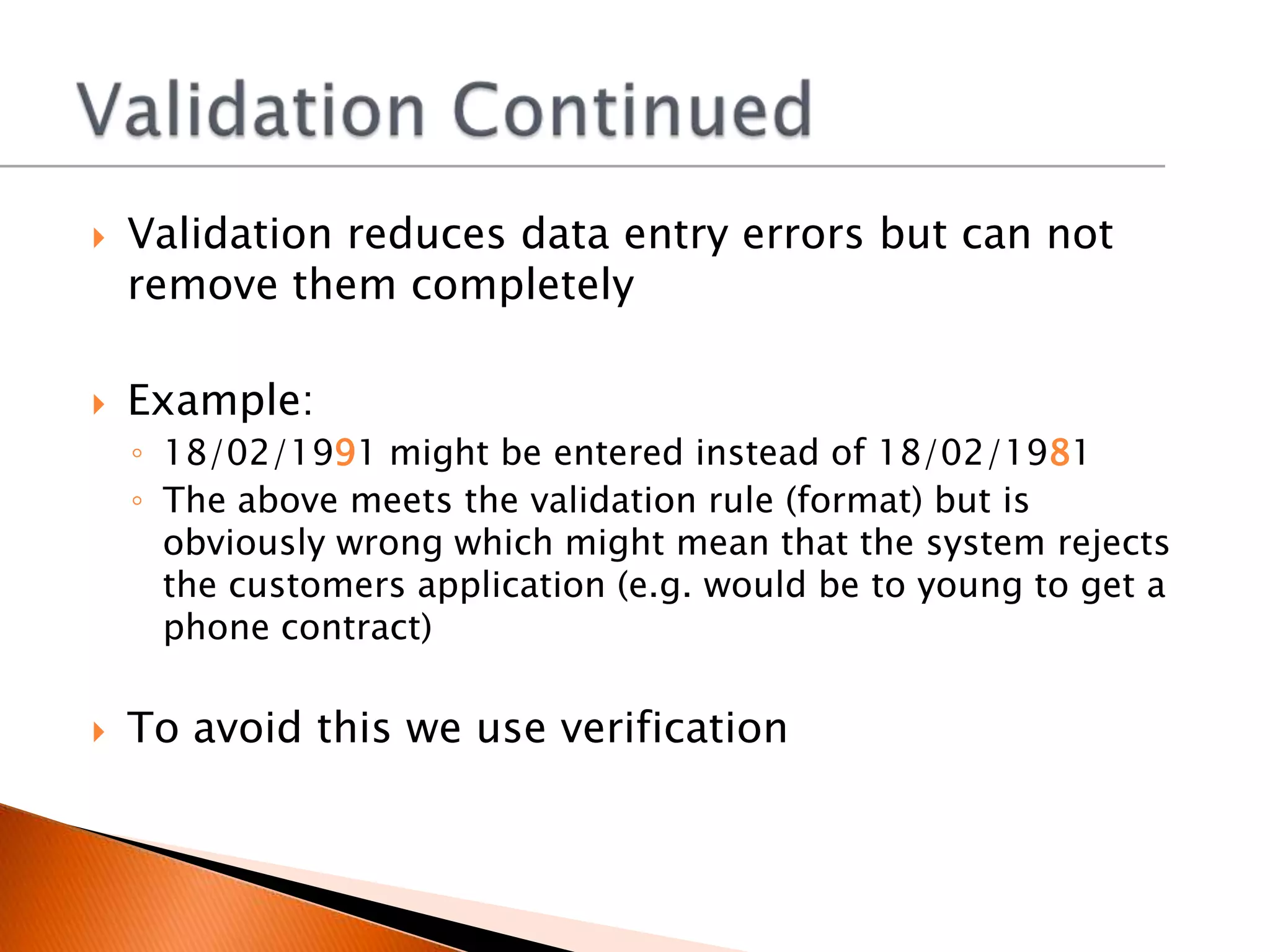 Validation and Verification | PPTX