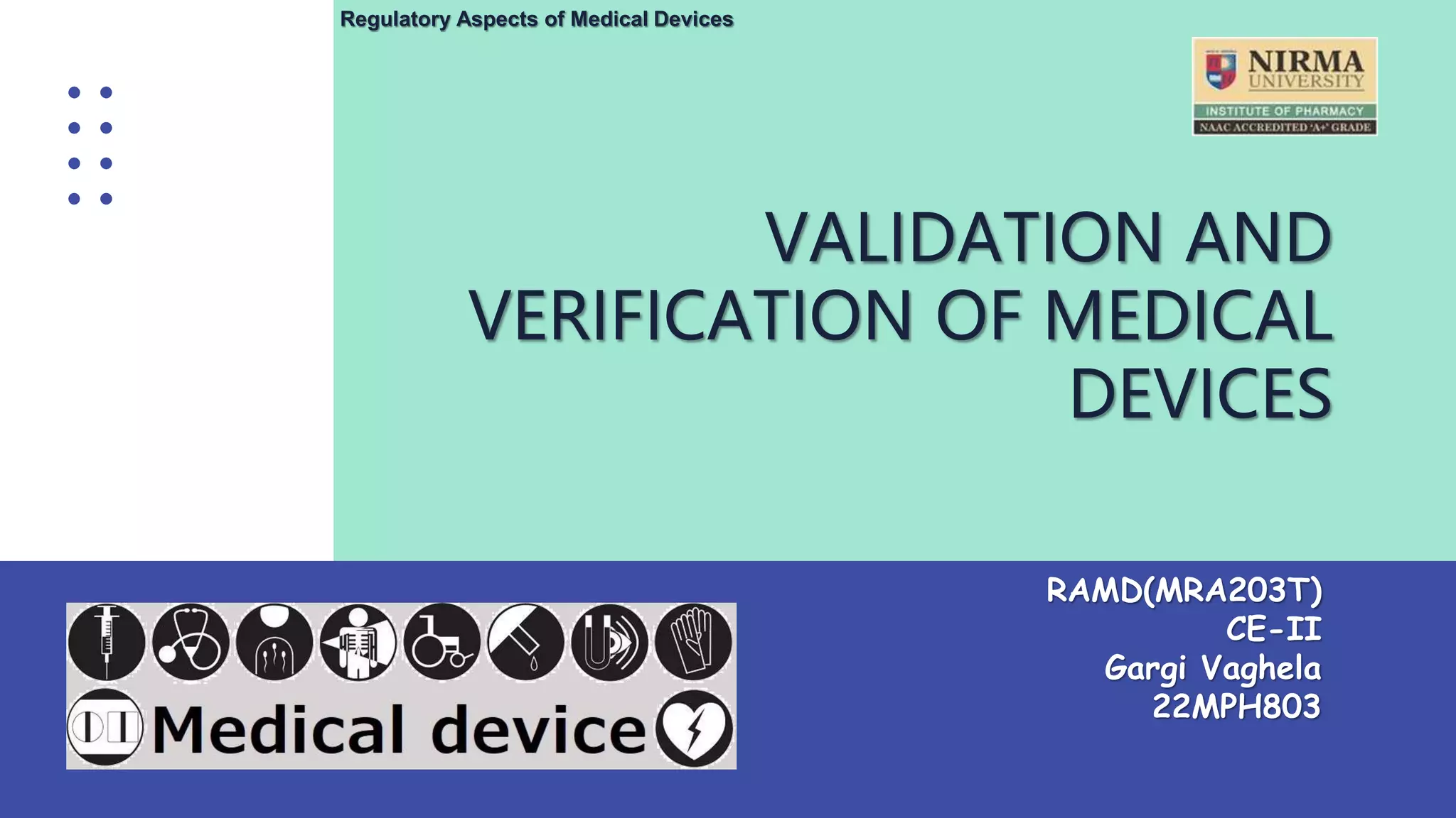 validation and verification of medical device.pptx