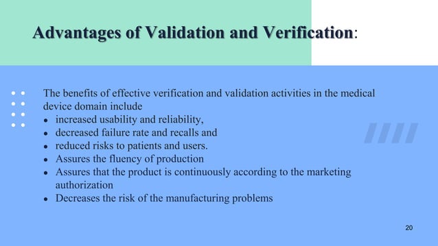 validation and verification of medical device.pptx