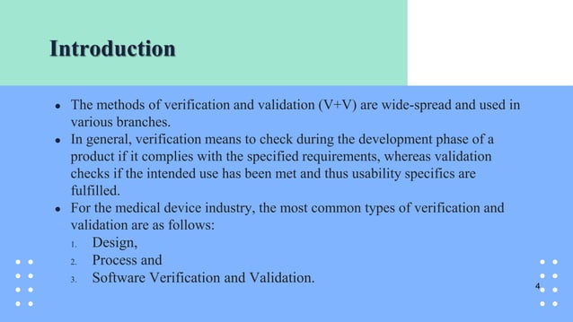 validation and verification of medical device.pptx