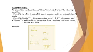 VALIDATION BASED PROTOCOL AND MULTIPLE GRANULARITY.pptx | Databases | Computer Software and ...