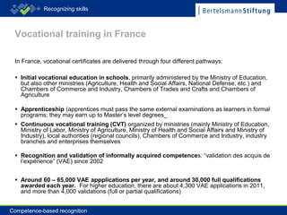 Validation of Non-Formal and Informal Learning (VNFIL) in Europe: Learning from the Best | PPT