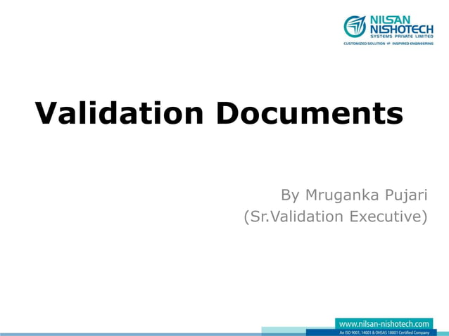 Validation Documents.ppt