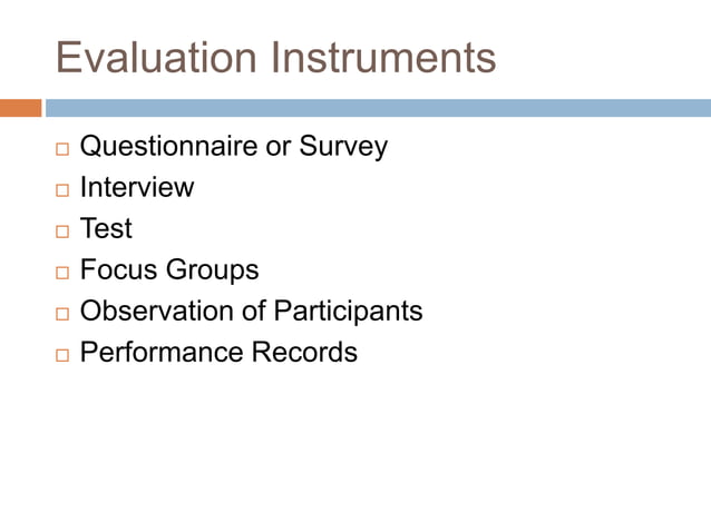 Validation & evaluation | PPT