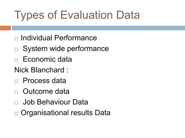 Validation & evaluation | PPT