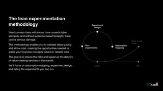 Lean Business Validation experiments | PDF