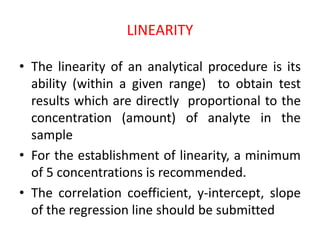 Analytical Method Validation | PPTX