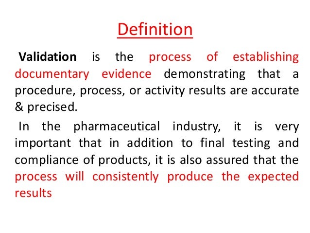 Analytical Method Validation Analytical Method Validation