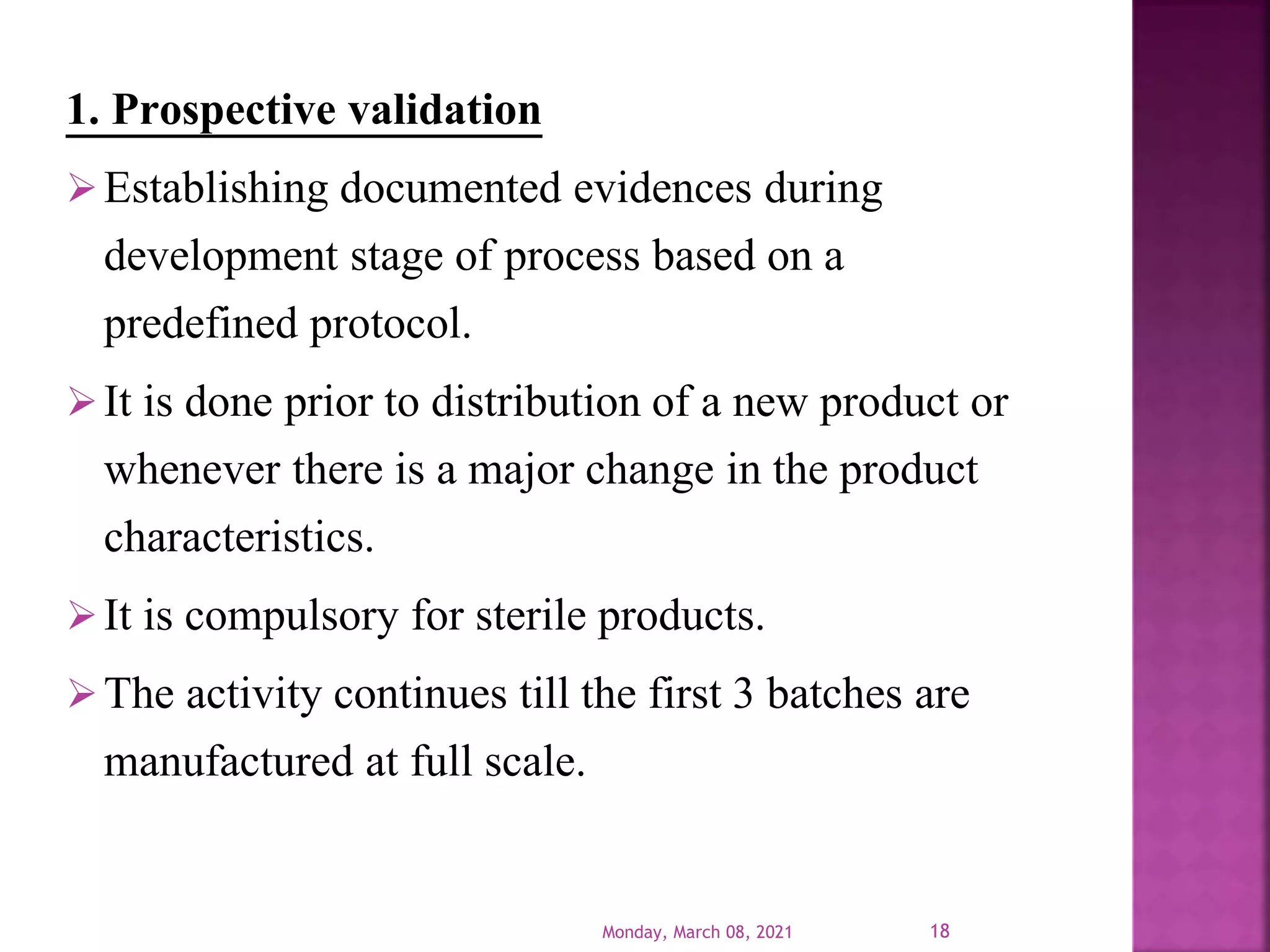 Validation (intro, scope, merits, ich, who guidelines) | PPTX