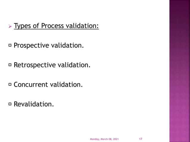 Validation (intro, scope, merits, ich, who guidelines) | PPTX | Pharmaceutical Industry | Industries