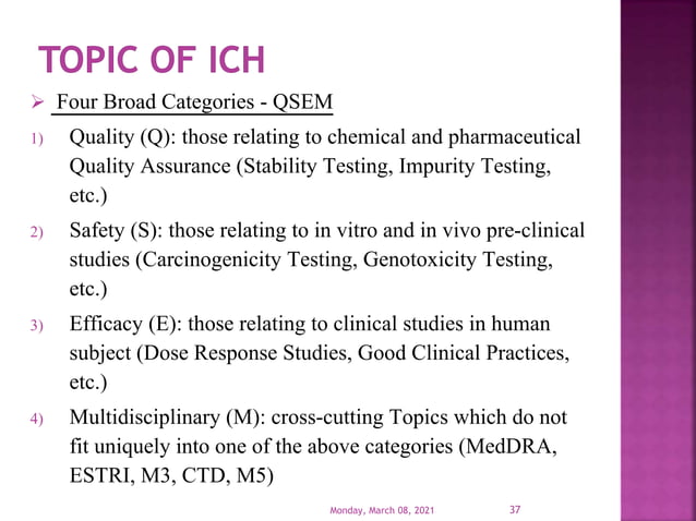 Validation (intro, scope, merits, ich, who guidelines) | PPTX ...