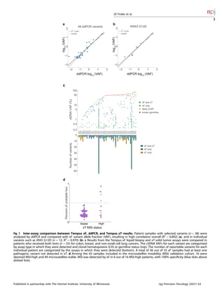 TEMPUS xT, Biópsia sólida vs TEMPUS xF, Biópsia Líquida | PDF | Cancer ...
