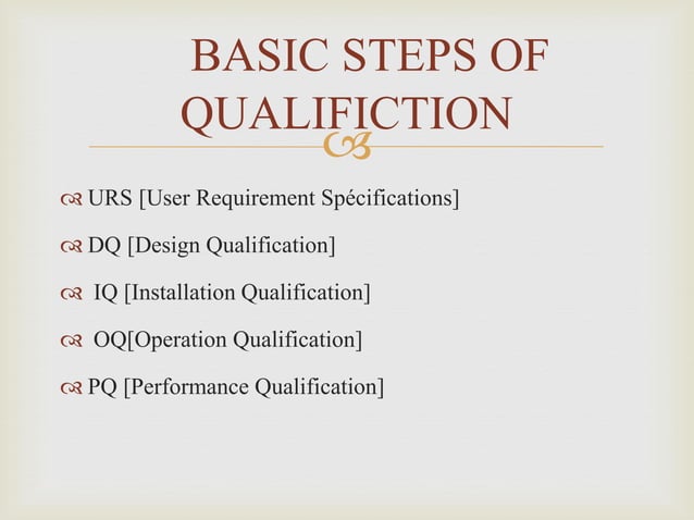 Validation master plan | PPT