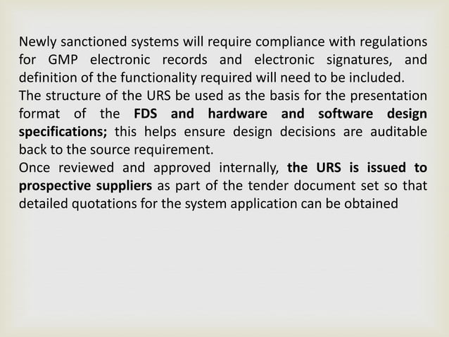 Validation master plan | PPT