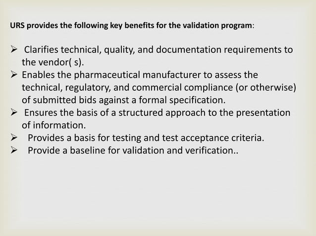 Validation master plan | PPT