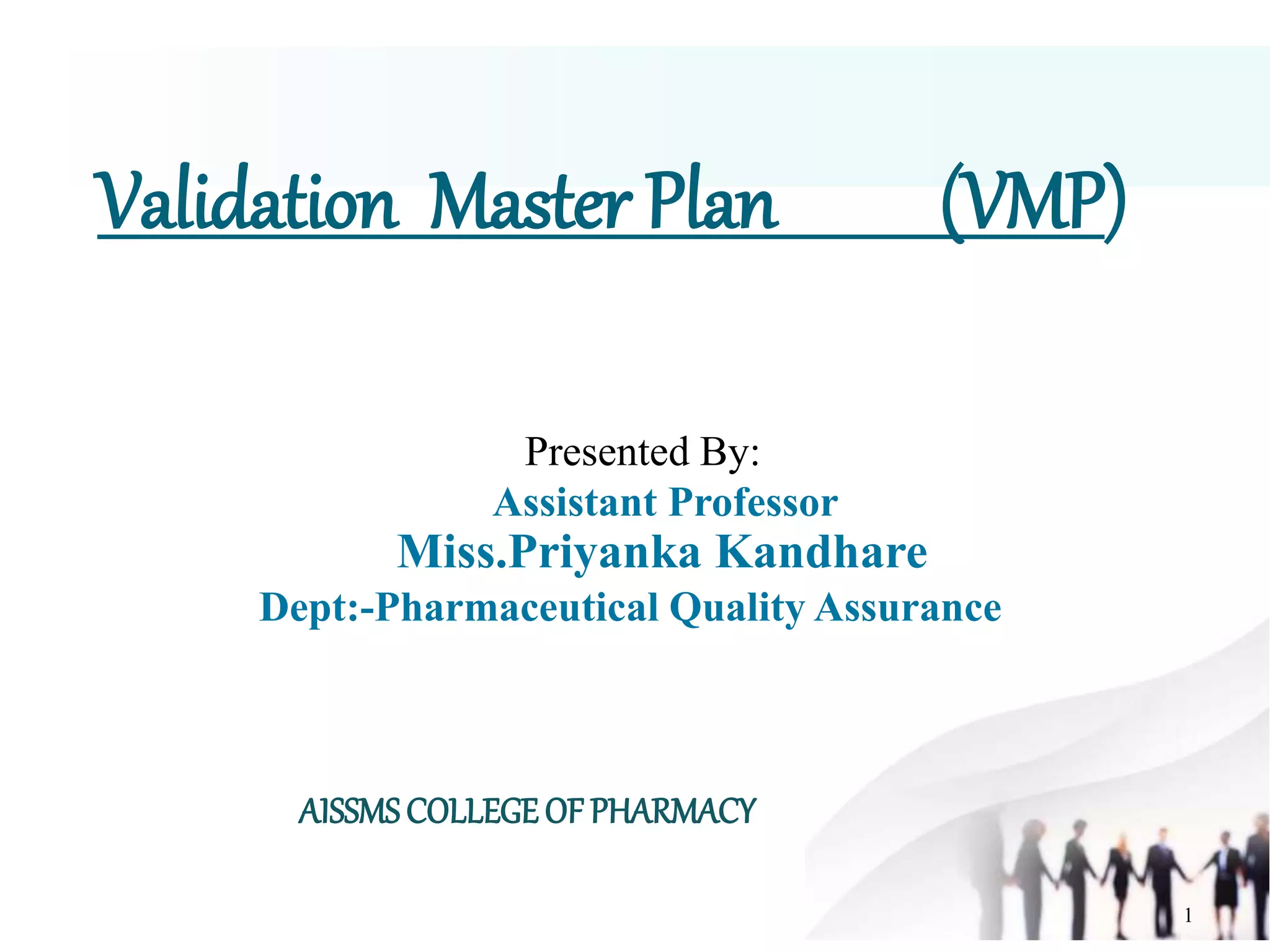Validation master plan | PPTX