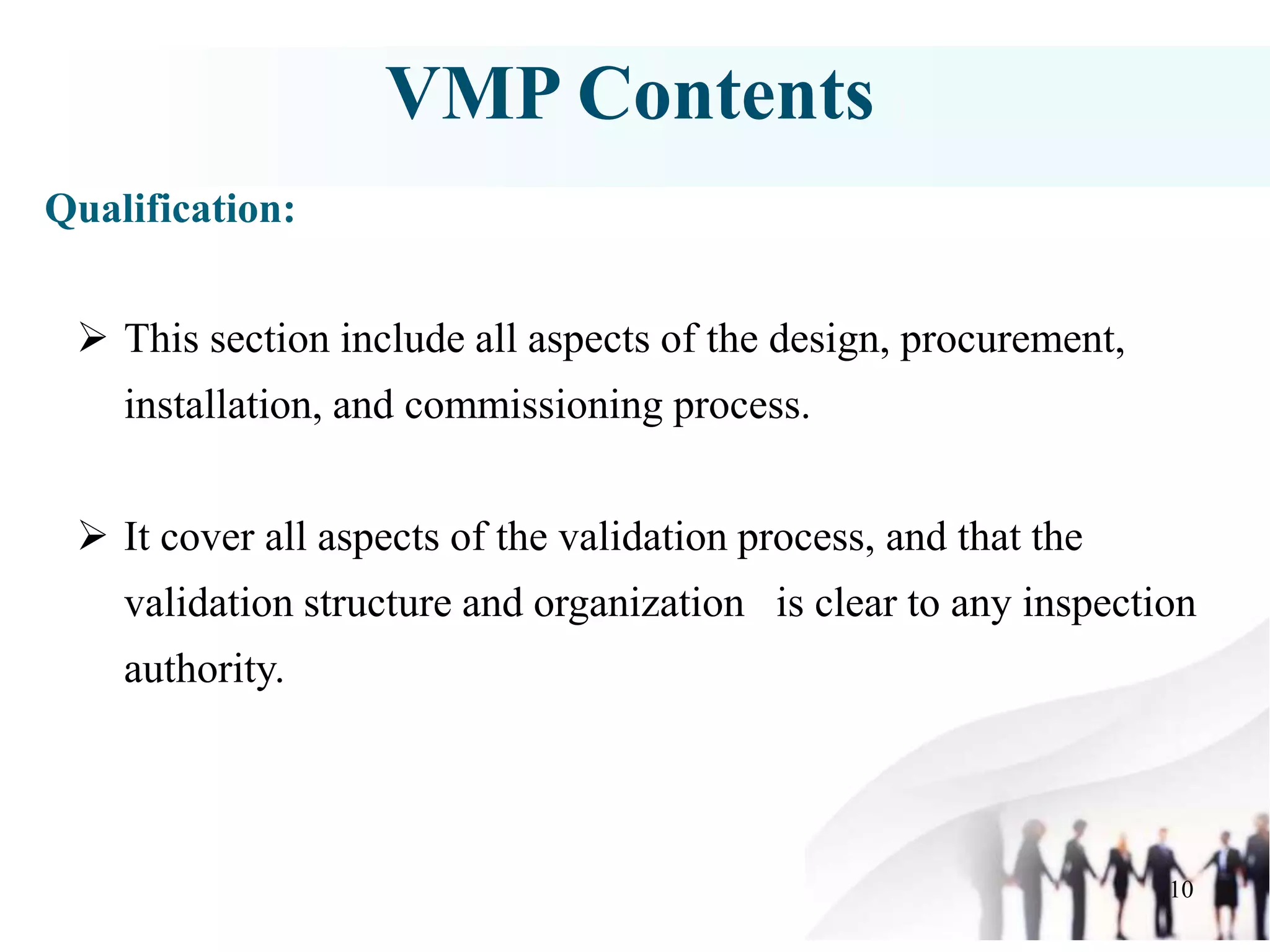 Validation master plan | PPTX