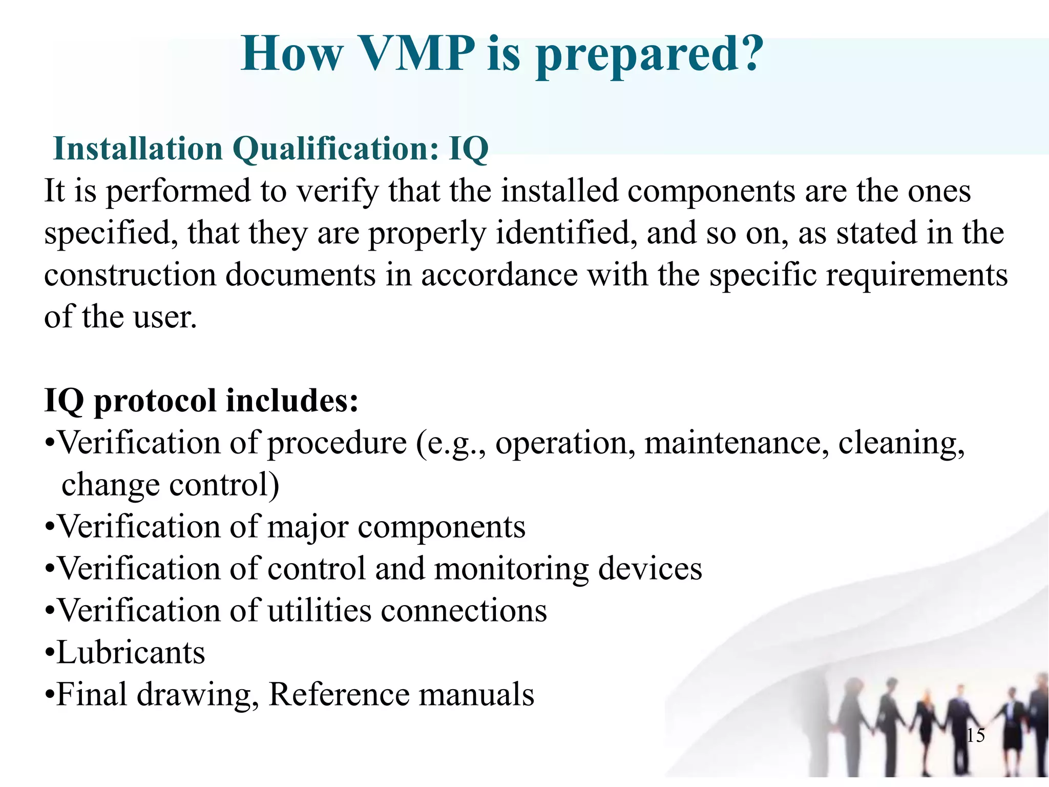 Validation master plan | PPTX