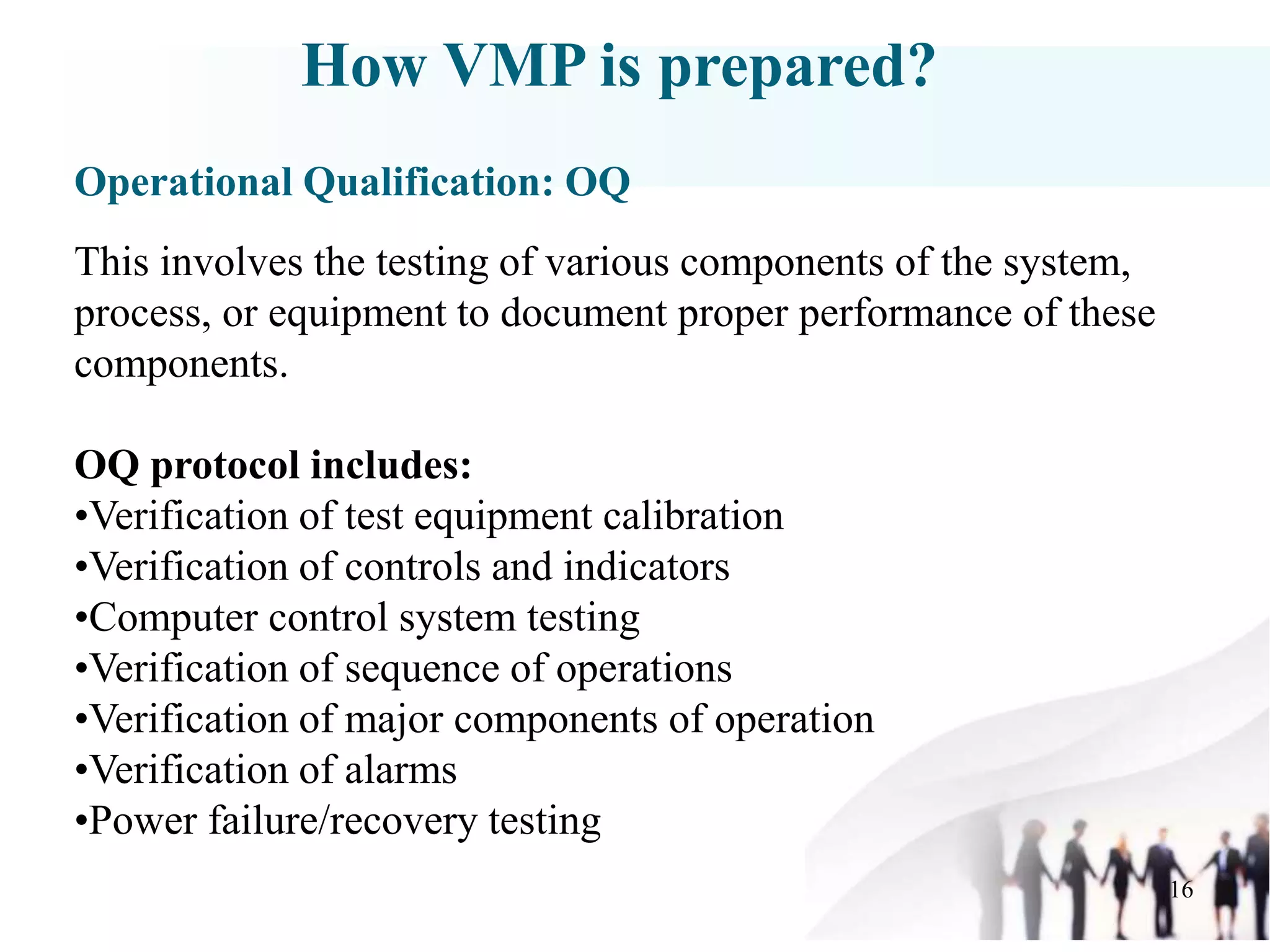 Validation master plan | PPTX