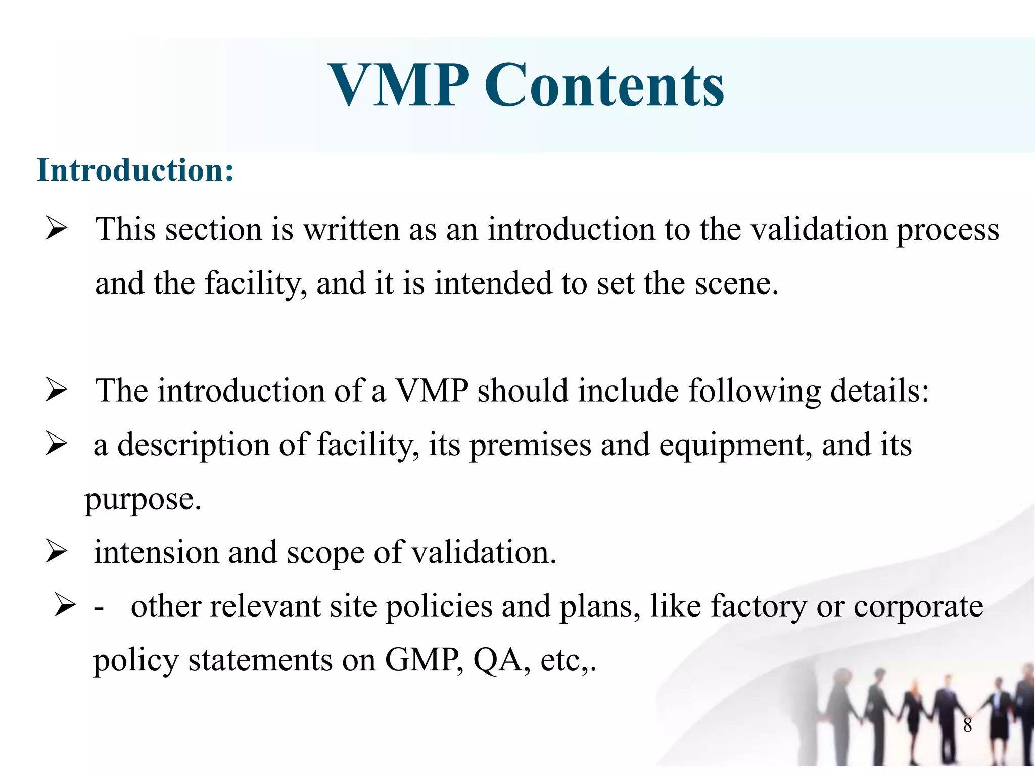 Validation master plan | PPTX