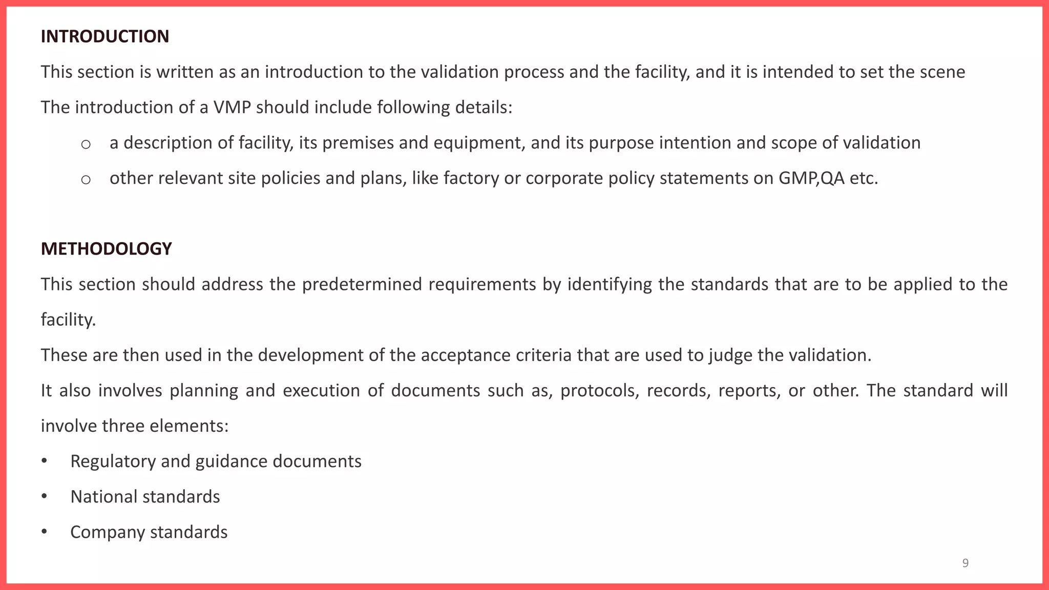 ValidationMasterPlan | PPTX