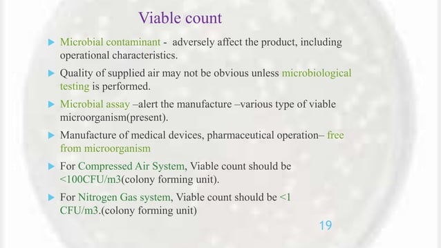Validation of compressed air and nitrogen | PPTX
