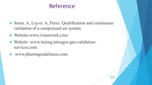 Validation of compressed air and nitrogen | PPTX