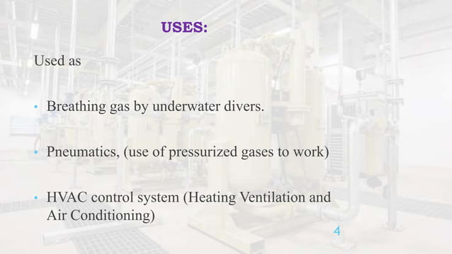 Validation of compressed air and nitrogen | PPTX