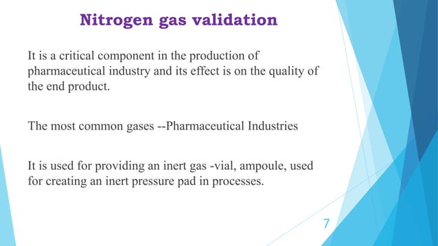 Validation of compressed air and nitrogen | PPTX