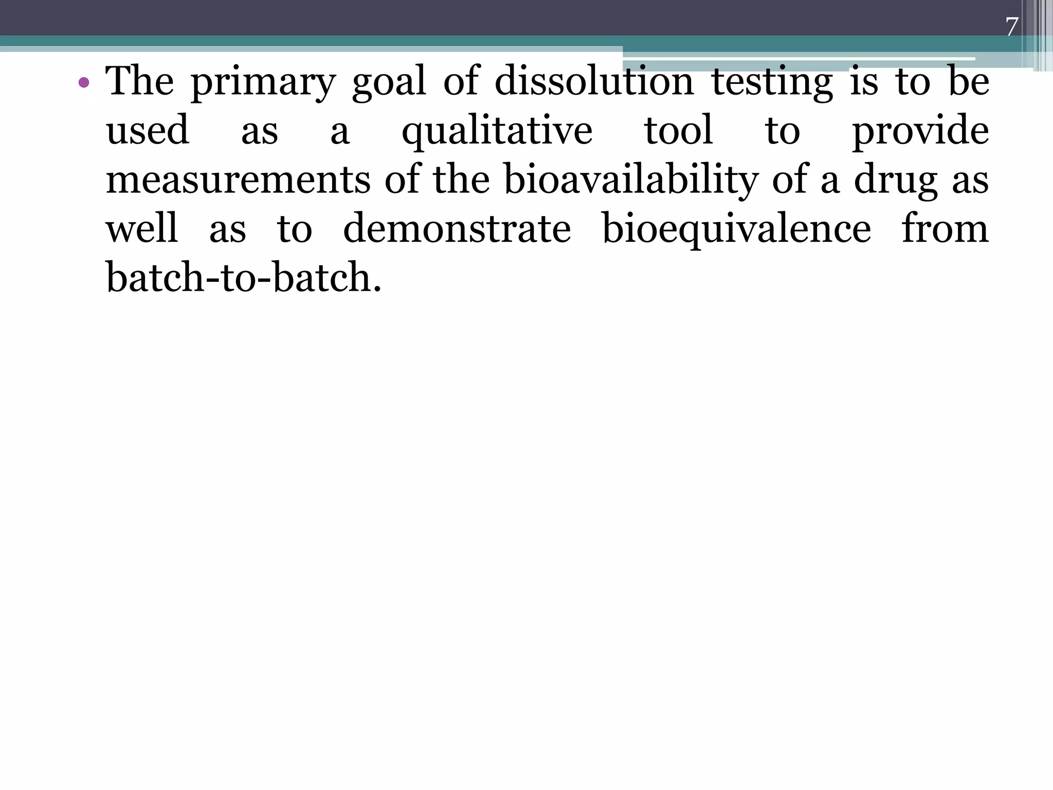Validation of dissolution apparatus | PPTX