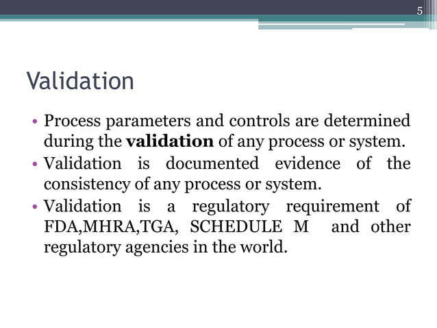 Validation of dissolution apparatus | PPTX