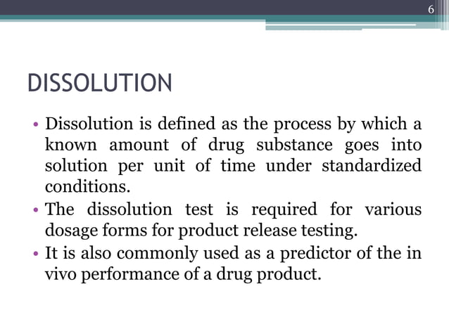 Validation of dissolution apparatus | PPTX