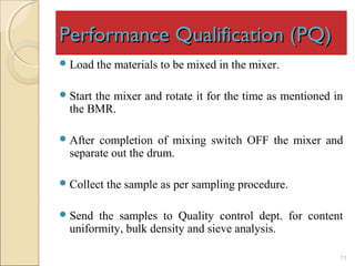 Validation of dry_powder_mixer_ . | PPT