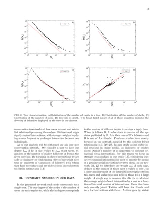 Validation of Dunbar's number in Twitter conversations | PDF