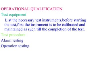 Validation of equipments | PPT