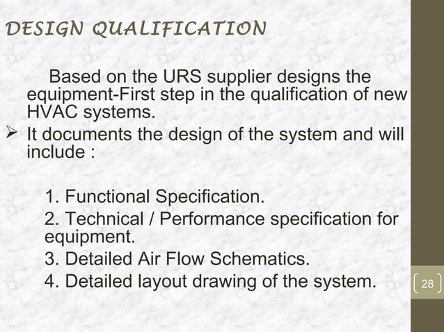 Validation of hvac | PPT
