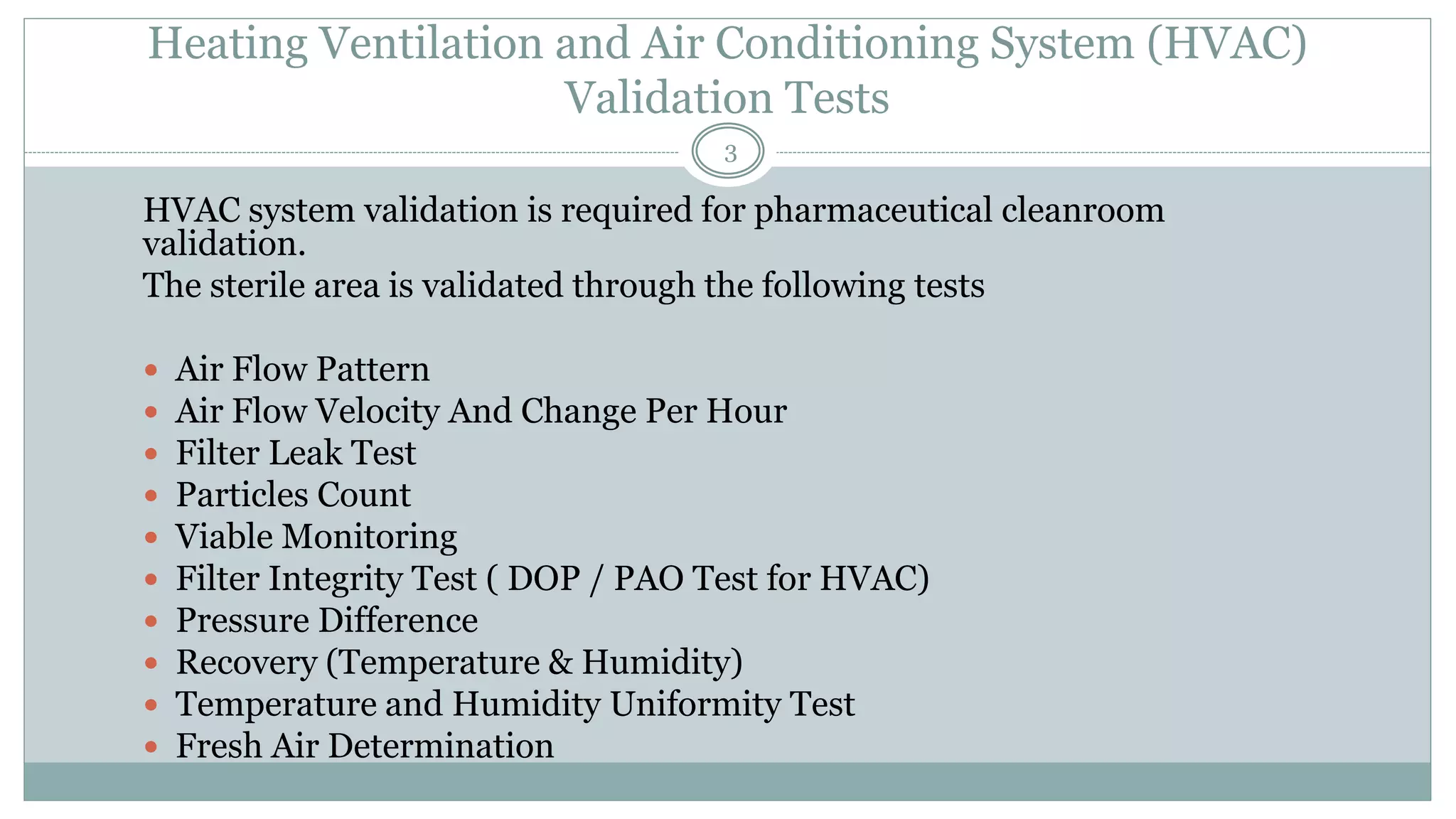 Validation of hvac | PPTX