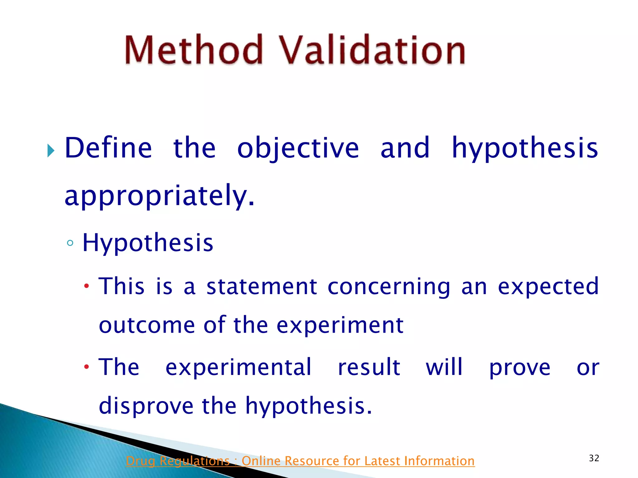 Validation of Microbiological Methods | PPTX