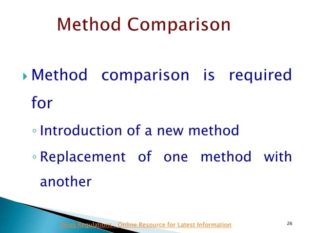 Validation of Microbiological Methods | PPTX