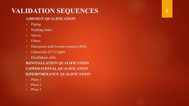 Validation of pharaceutical water system and pure steam | PPTX ...